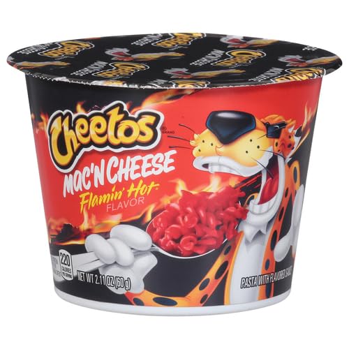 Amazon.com : Flamin' HOT Mac-N-Cheese (Individual Cup 2 Ounces Each ...