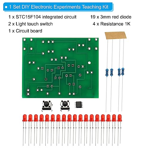 PATIKIL Soldering Practice Board, 1 Set Electronics Kit Prototype PCB ...