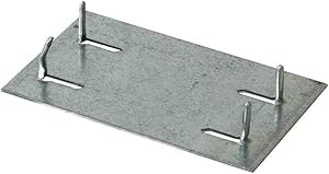 400, Galvanised Steel Safe Plates - Protect Cables/Wiring/Plumbing - No ...