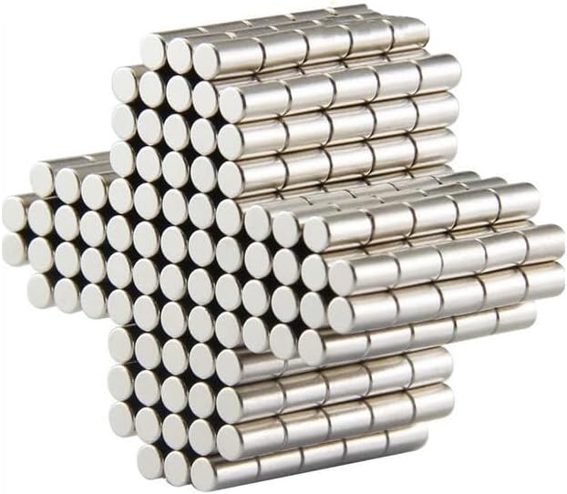Hyoocct 80 Pieces Round Neodymium 3x6mm Small Fridge Magnets for Crafts ...