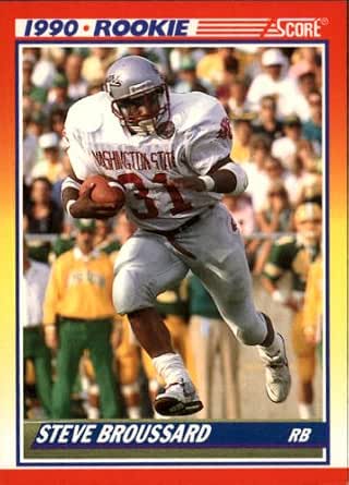 1990 Score #655 Steve Broussard RC at Amazon's Sports Collectibles Store