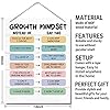 Amazon.com: Growth Mindset Decor Sign, Hanging Printed Wall Plaque Wood ...