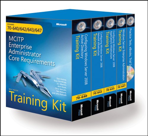 MCITP Self-Paced Training Kit (Exams 70-640, 70-642, 70-643, 70-647 ...