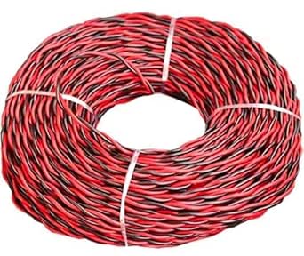Croptronia 40Mtr 1mm PVC electrical insulated copper Flexible Double ...