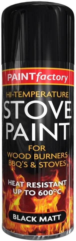 Rust-Oleum 241169-3PK High Heat Ultra Spray Paint, 12 oz, Black, 3 Pack ...