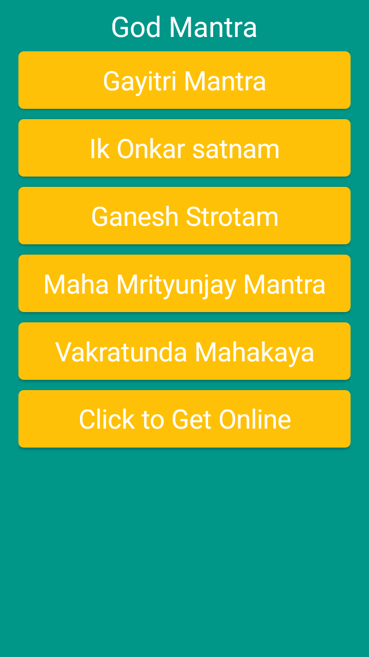God Mantras (Online & Offline) - App on Amazon Appstore