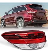 Amazon.com: Huray Right Outer Tail Light Fit for Jeep Compass 2017-2021 ...
