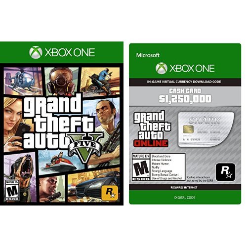 Amazon.com: GTAV + Great White Shark - Xbox One : Video Games