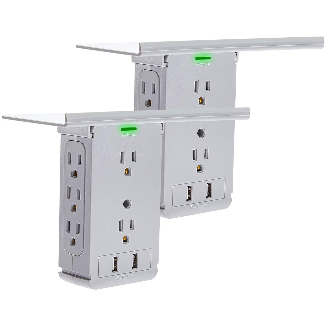 Snapklik.com : Socket Wall Shelf-CFMASTER 10 Port Surge Protector Wall ...