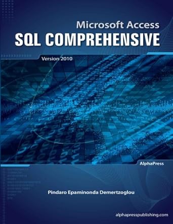 Microsoft Access SQL Comprehensive: version 2010 | Amazon.com.br