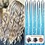 Amazon.com : AIFIHIYI Hair Tinsel Kit with Tools 48 Inch 1200 Strands Silver Tinsel Hair ...