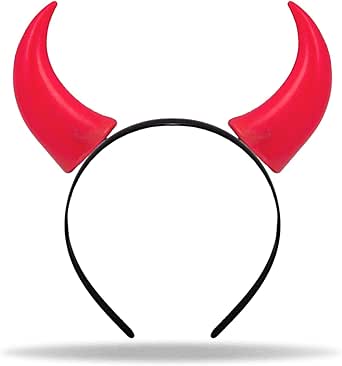 Hatstar Serre-tête cornes de diable rouge | Oreilles de diable de ...