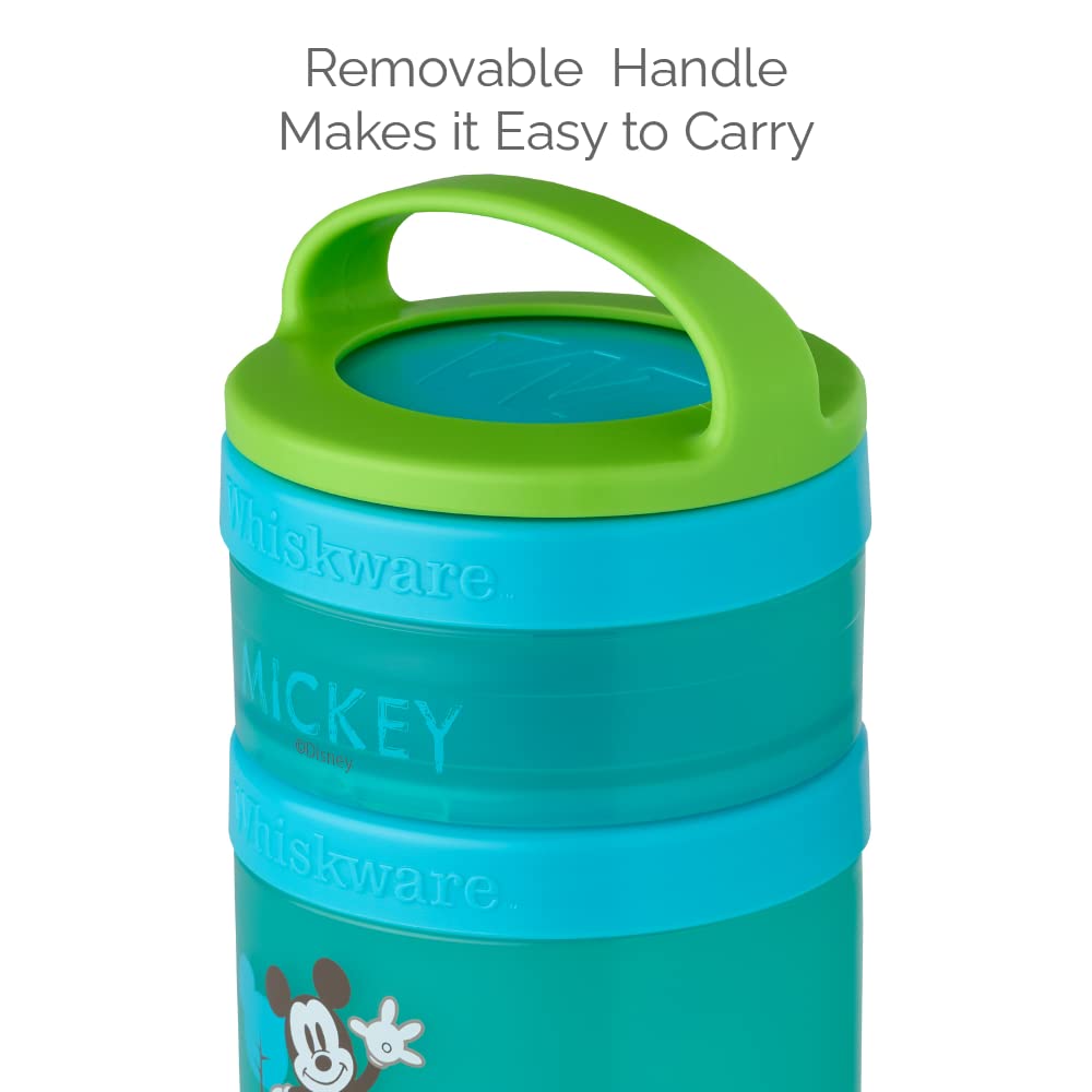 Snapklik.com : Whiskware Disney Stackable Snack Containers For Kids And ...