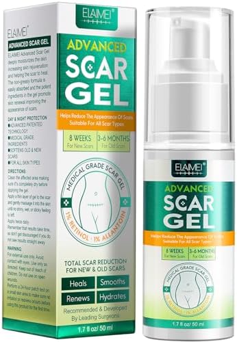 Amazon.com : 100% Silicone Scar Gel Scar Cream - Advanced Scar Gel for ...