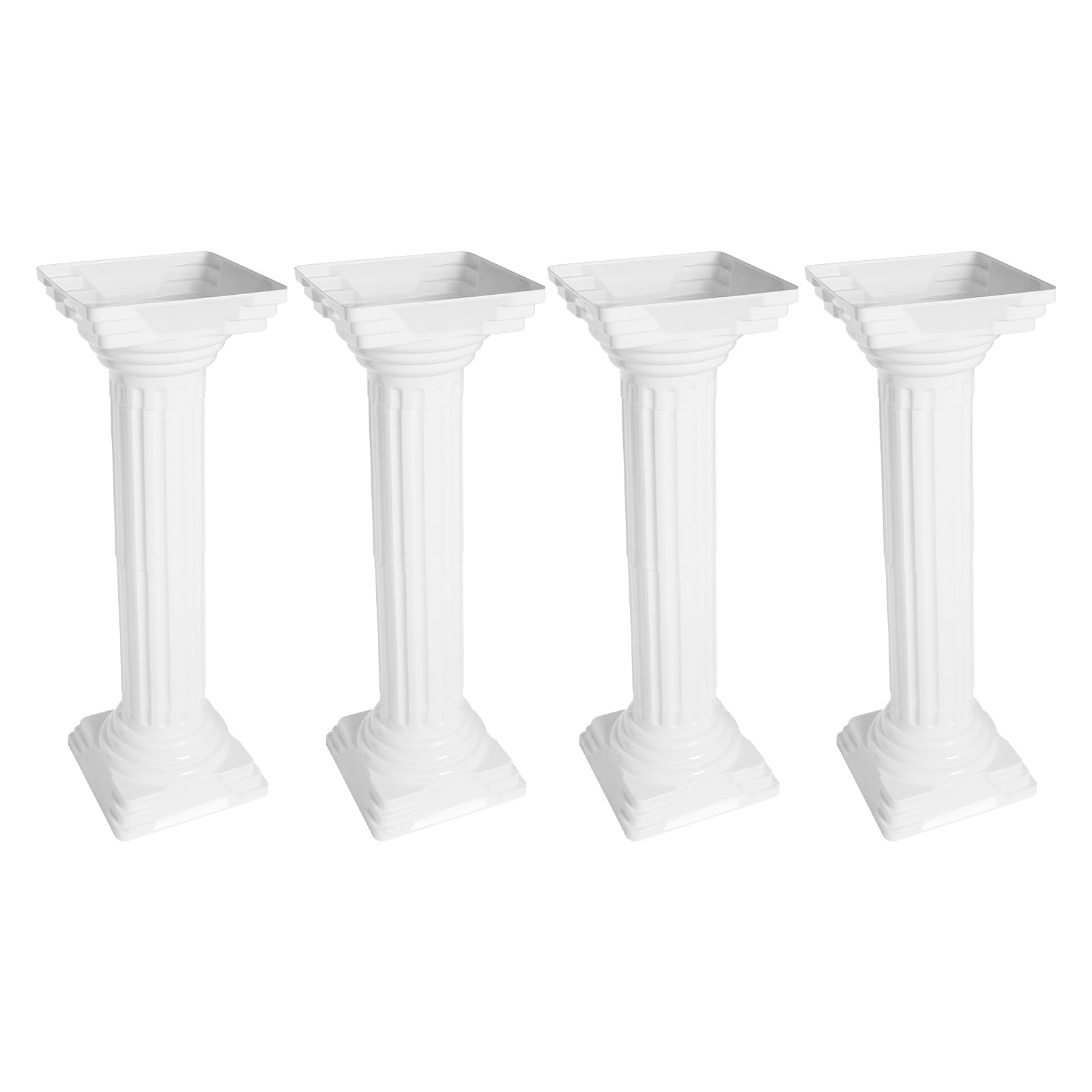 White Decorative Pillars Amazon.com: YIYIBYUS 8PCS 47In Tall White