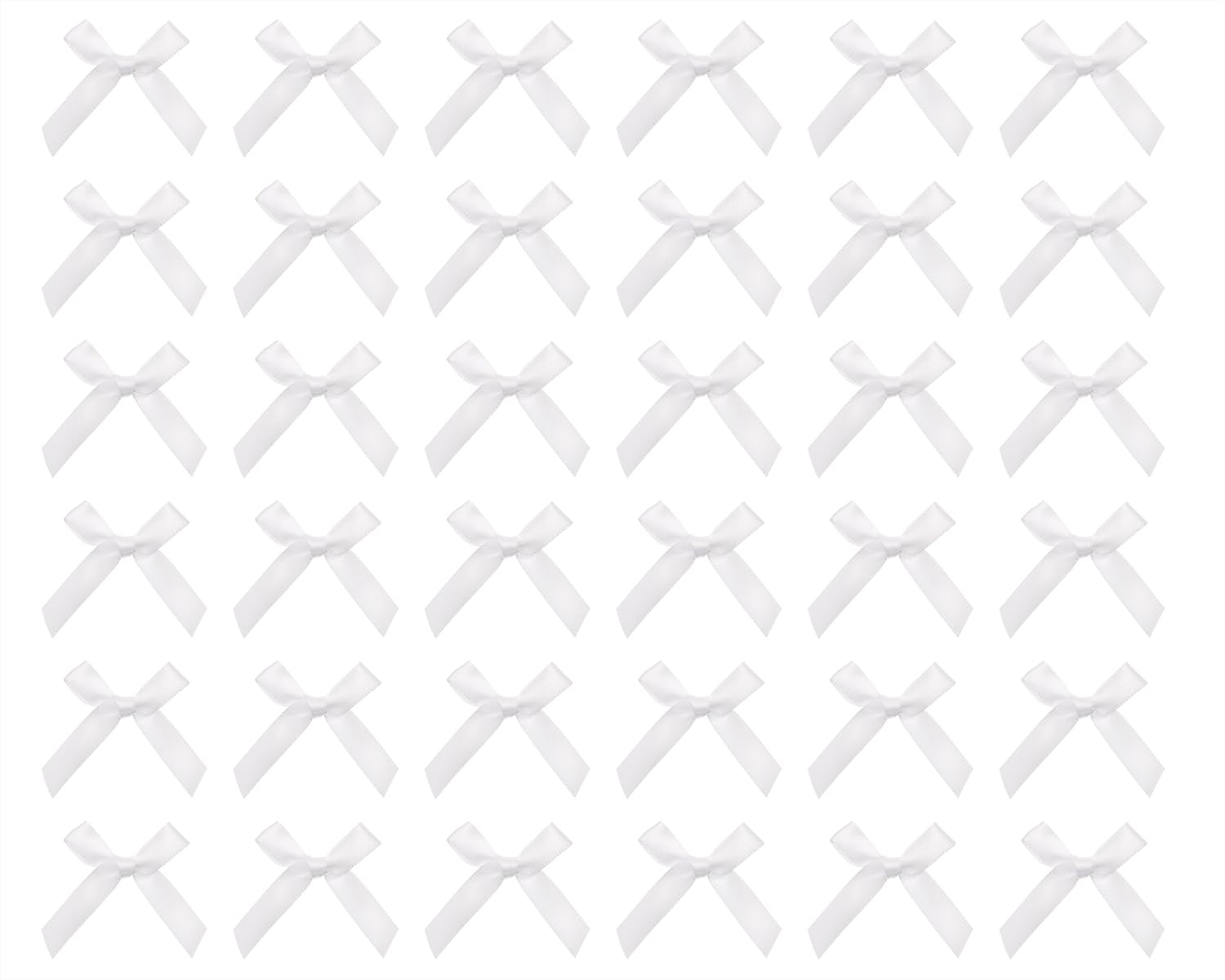 Amazon.com: Tupalizy Ribbon Bows Mini Satin Fabric Bows Flowers for DIY ...