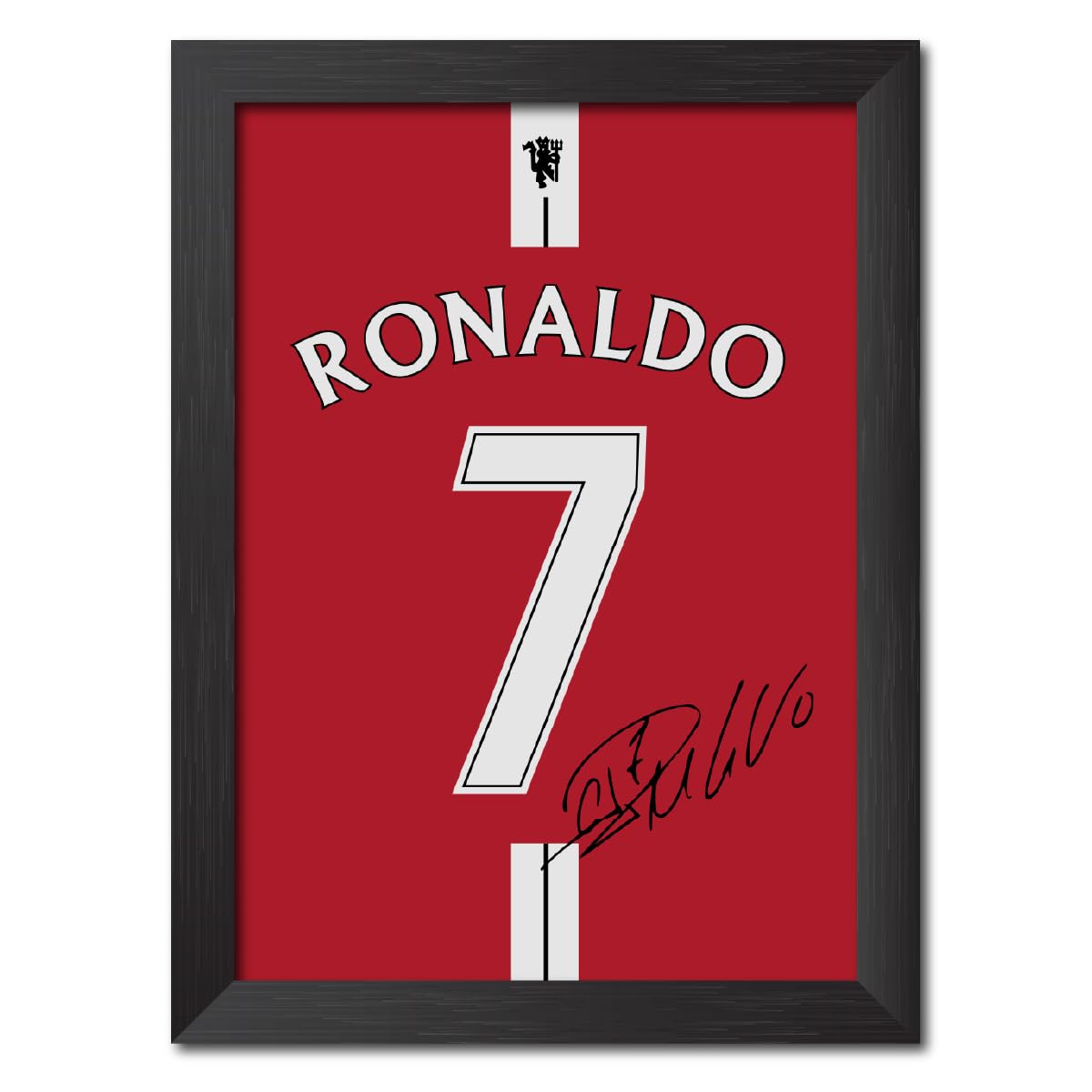 TenorArts Cristiano Ronaldo Poster Frame Manchester United Jersey ...