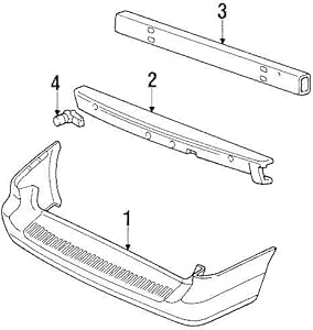 Genuine Ford 1F2Z-17E855-AA Bumper Isolator, Insulators - Amazon Canada
