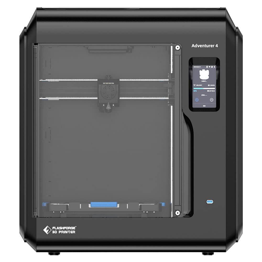 FLASHFORGE Adventurer 4 3D Printer with 2 Removable Nozzle Extruders ...