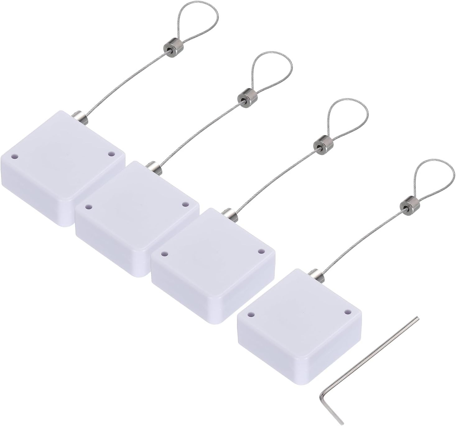 MECCANIXITY Retractable Cable Lock with Double-Sided Adhesive Remote ...