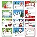 Amazon.com: 300 Pcs Christmas Tags Gift Labels Stickers-Santa/Snowman ...