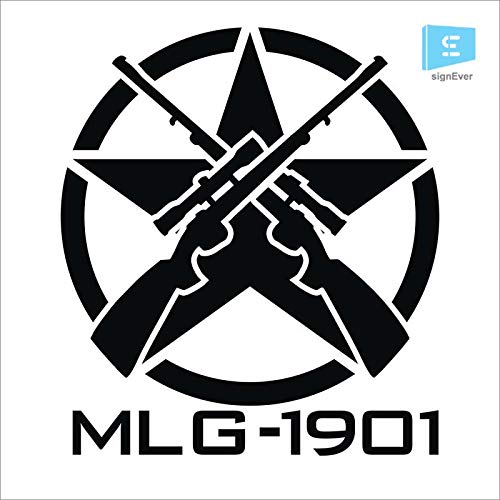 SIGN EVER MLG Gun 1901 Stickers for Royal Enfield 350,500 Classic ...