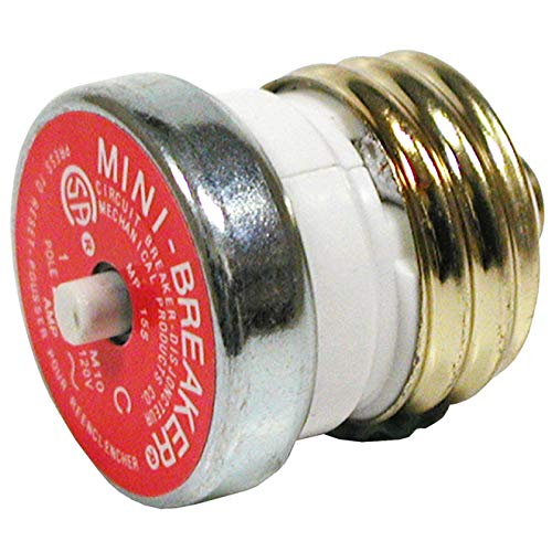 20 Amp 115V Edison Base Mini Circuit Breaker Push Fuse : Amazon.ca ...