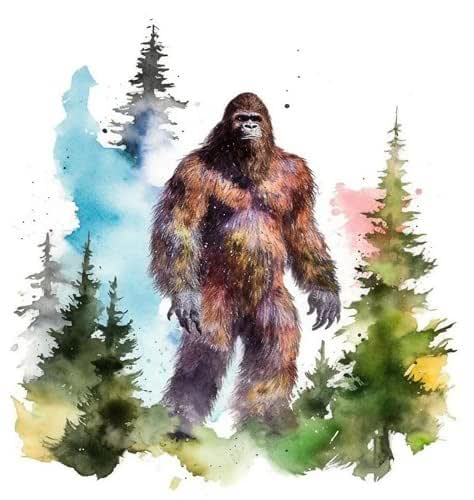 Amazon.com: Bigfoot Fabric Panel Quilt Block for Quilting Crafting ...