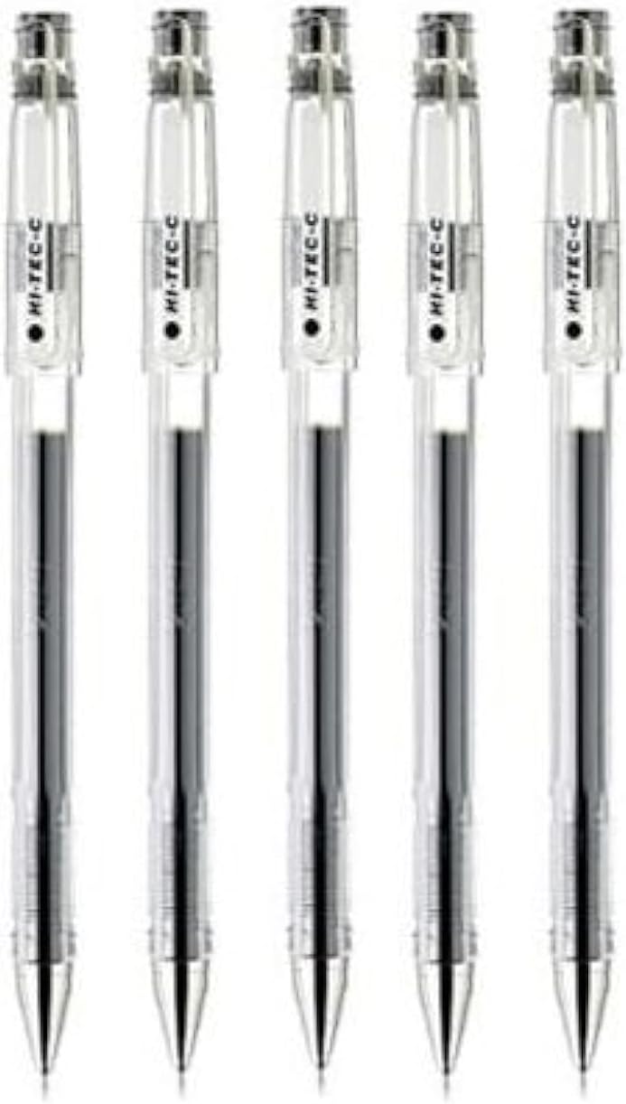 Amazon.com: Pilot Hi-Tec-C 025 Gel Ink Pen, Hyper Fine Point 0.25mm ...