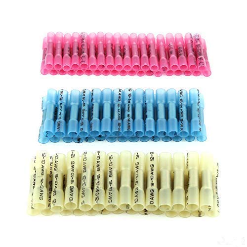 300Pcs 300AWG Heat Shrinkable Middle Connection Terminal, Combination ...