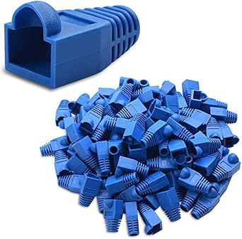 Cat5E Cat6 Rj45 Plugs Ethernet Network Cable Strain Relief Socket Boots ...