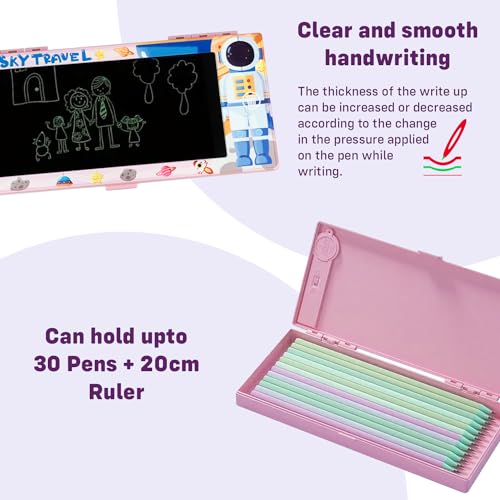 Party Propz Polypropylene Lcd Pencil Box For Kids - Digital Screen ...