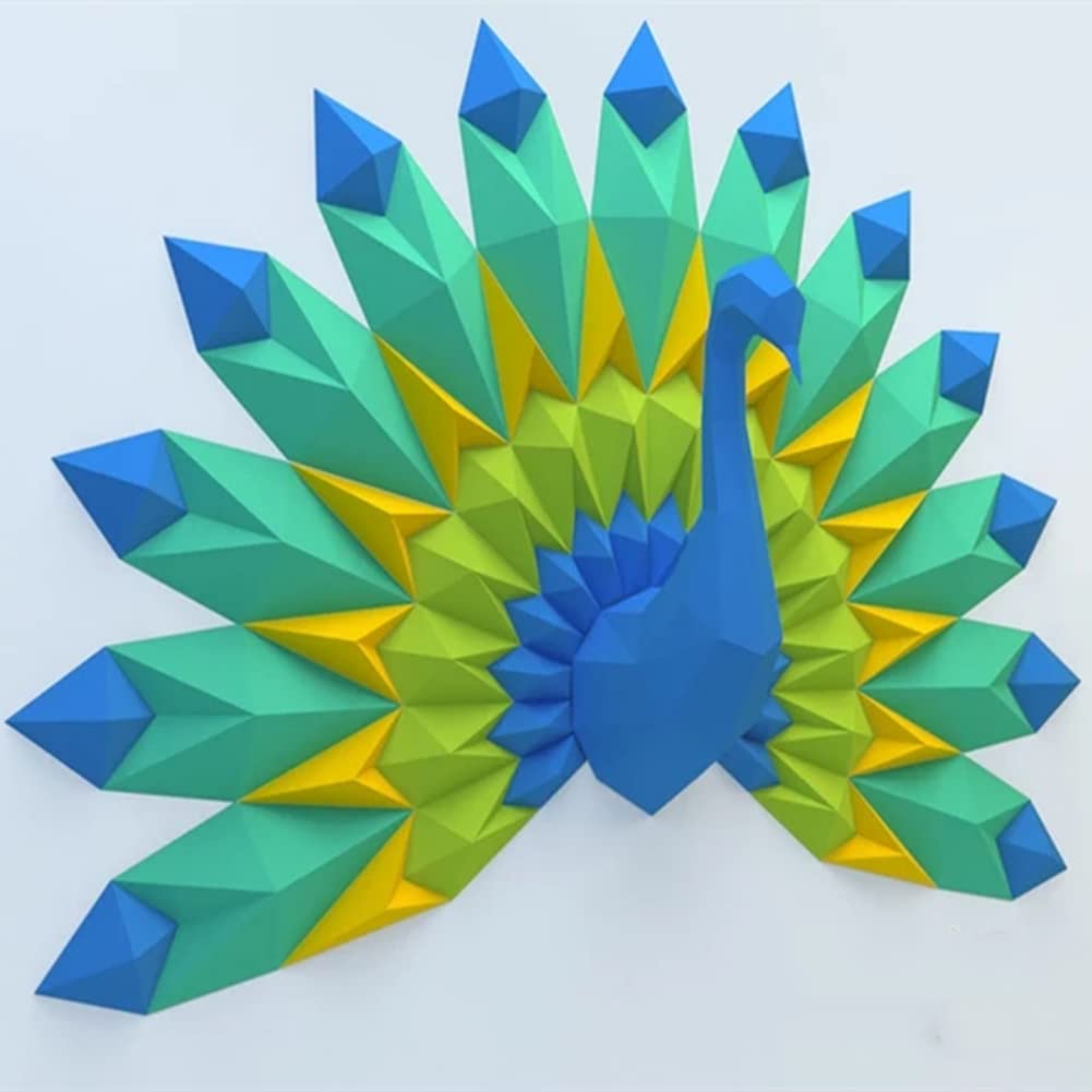 Peacock Paper Sculpture 3D Peacock Pacon Creative Products