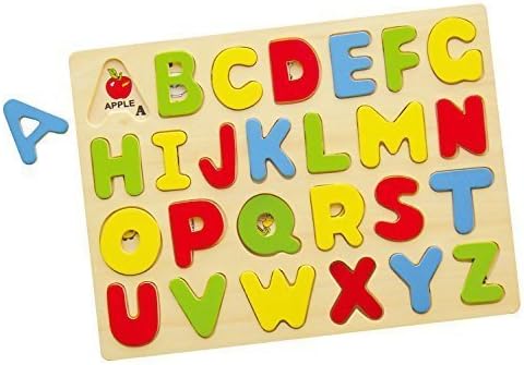 Large Wooden See Inside Alphabet Puzzle/ABC Puzzle, 26-Piece by VIGA ...