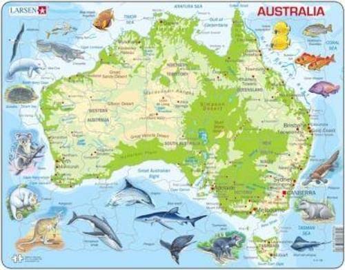 Buy Map of Australia Jigsaw Online at Low Prices in India - Amazon.in