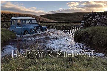 Land Rover Happy Birthday Greeting Card 125mm x 178mm Including ...