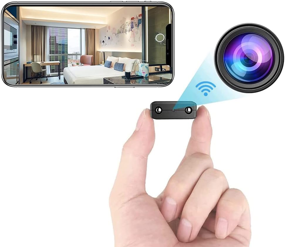 Amazon.com : Pyzzia Smallest 2.4G WiFi Security Camera 1080P HD Smart ...