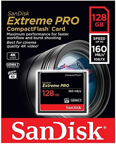 SanDisk 128GB Extreme PRO Compact Flash Memory Card UDMA 7 Speed Up To ...