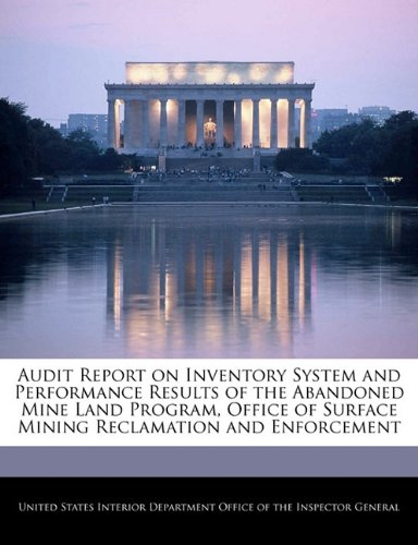 Audit Report on Inventory System and Performance Results of the ...