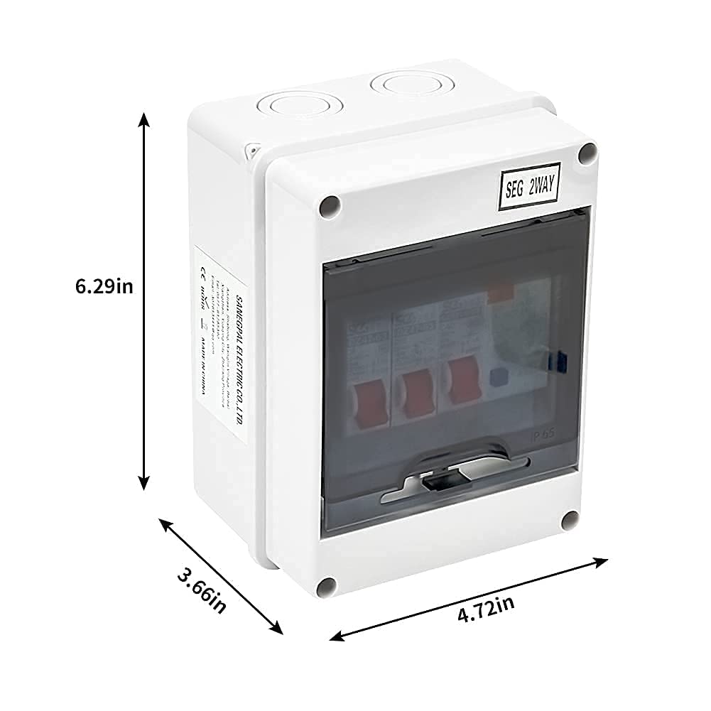 Consumer Unit, Circuit Breaker Panel 2 Way Leakage Proof Circuit ...