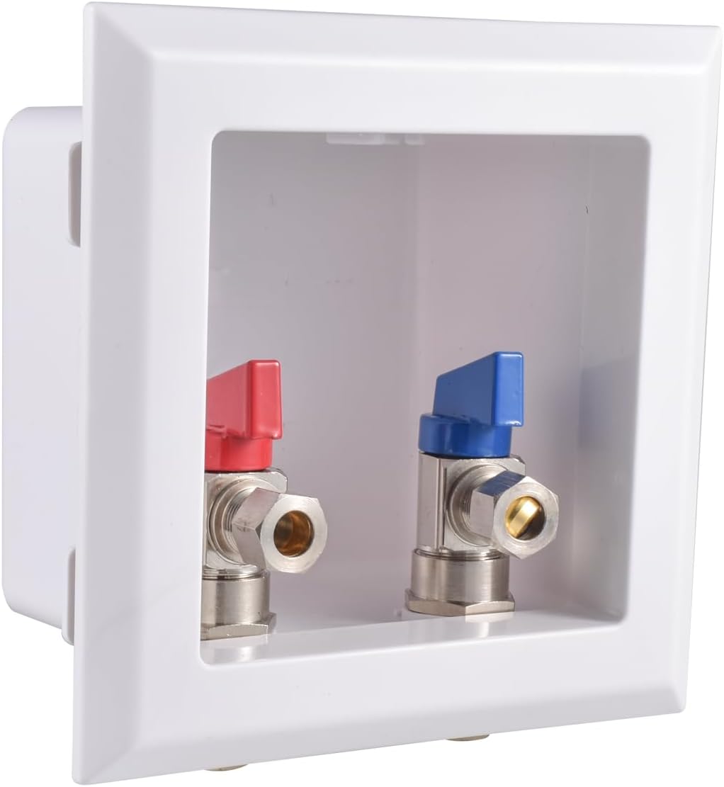EFIELD Pre-assembled Faucet Outlet Box, 1/2-Inch CPVC Ppe Intet with ...