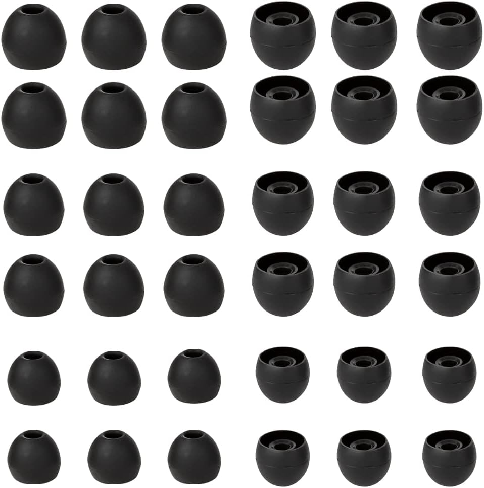 Amazon.com: WKYMY 18 Pairs Silicone Earbud Tips Replacement Ear Tips ...