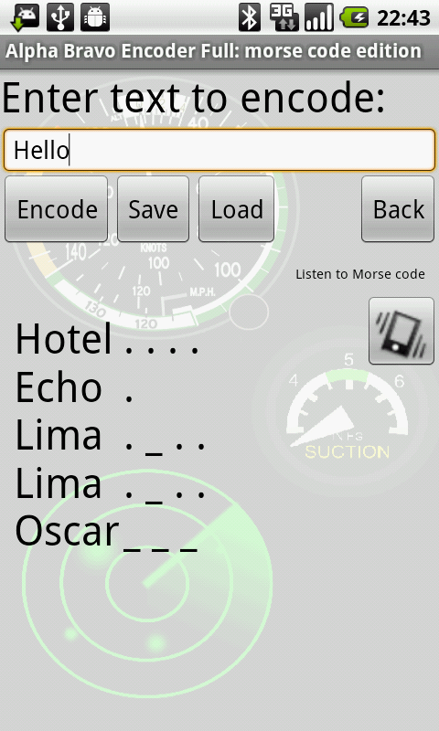 Alpha Bravo Encoder - App on Amazon Appstore