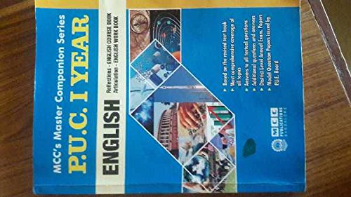 1st Puc English guide Mcc Publications : Amazon.in: Books