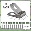 Amazon.com : Wire Fence Clips Metal 100 Pcs Wire Clamps Stainless Steel ...