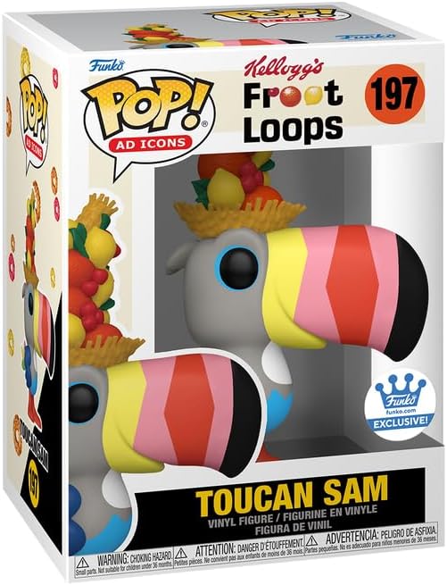 Amazon.com: Funko Pop! Ad Icons: Toucan Sam with Fruit Hat (Fun Fest ...