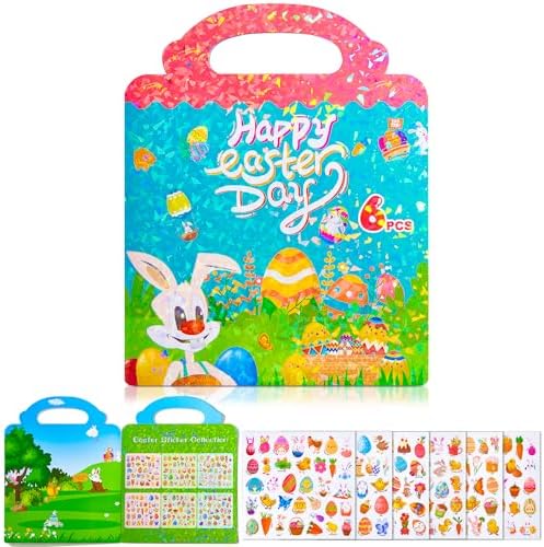 Reusable Sticker Book for Toddlers, Easter Themed Children Activity ...
