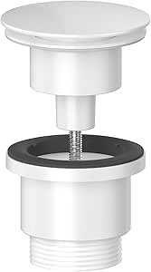 SPARES2GO Clicker Basin Waste Plug 1 1/4" 60mm Click Clack Bathroom ...