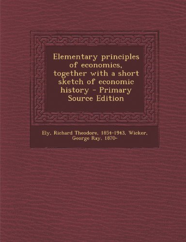 『Elementary Principles of Economics, Together with a Short - 読書メーター