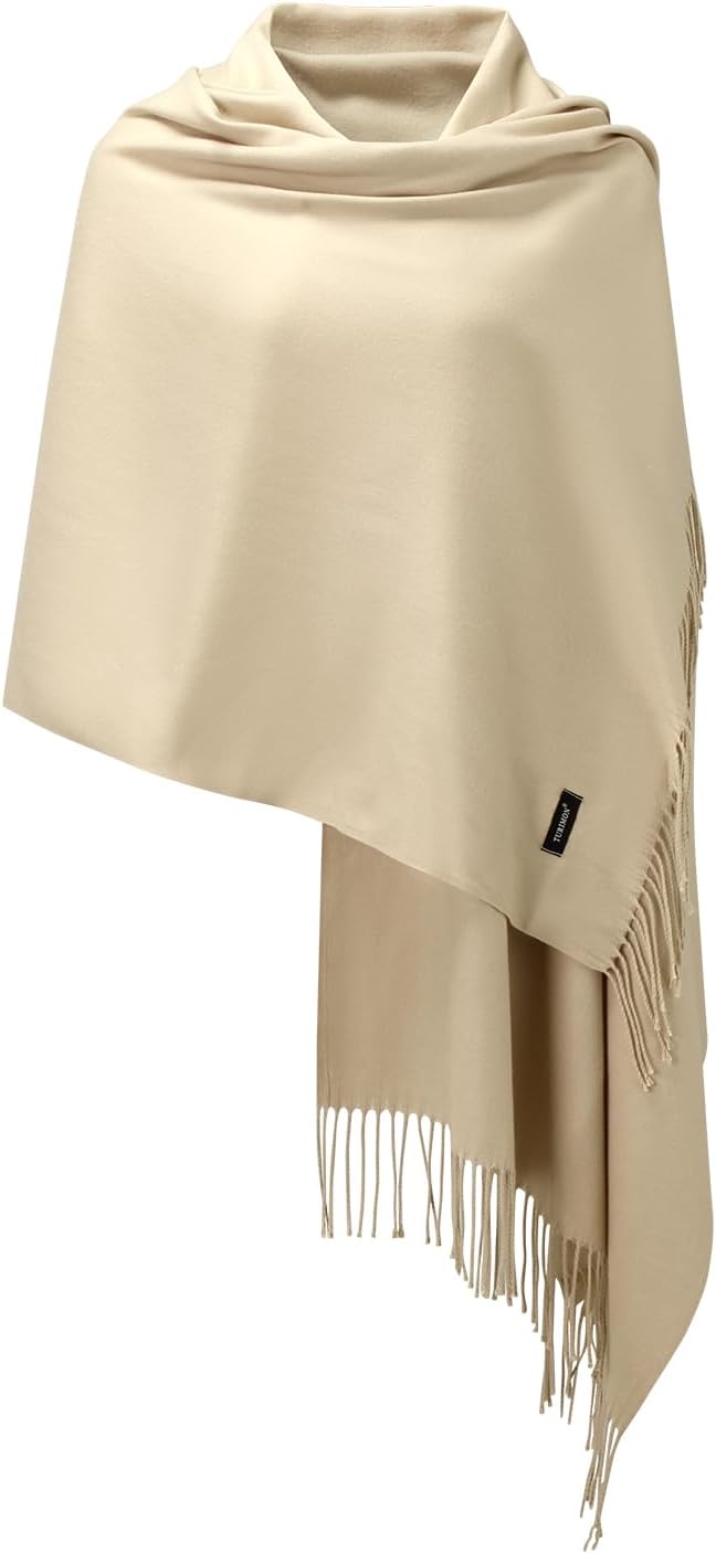 TURIMON Women's Pashmina Shawls and Wraps: Cashmere Feel Large Scarves ...